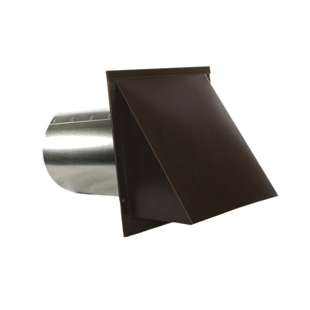 Hooded Painted Wall Vent w/ Screen (No Damper) | FAMCO