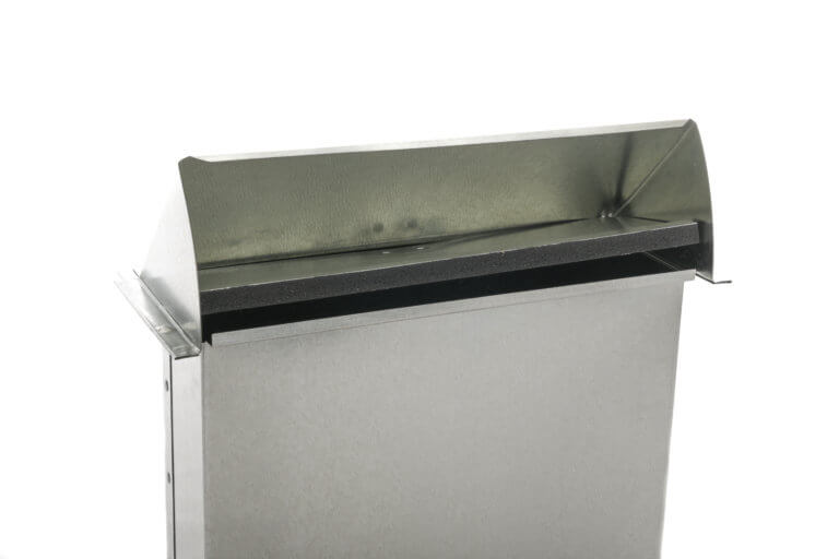 Rectangular Wall Vent 3.25 x 10 inch - Galvanized | FAMCO