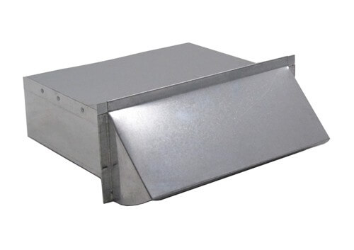 Rectangular Wall Vent 3.25 x 10 inch - Galvanized | FAMCO