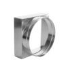 Square to Round Transition Box - Galvanized | HVAC | FAMCO