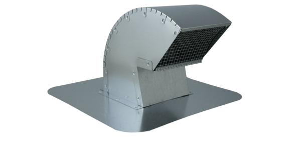 Goose Neck Exhaust Roof Vent - Galvanized | For sale | FAMCO