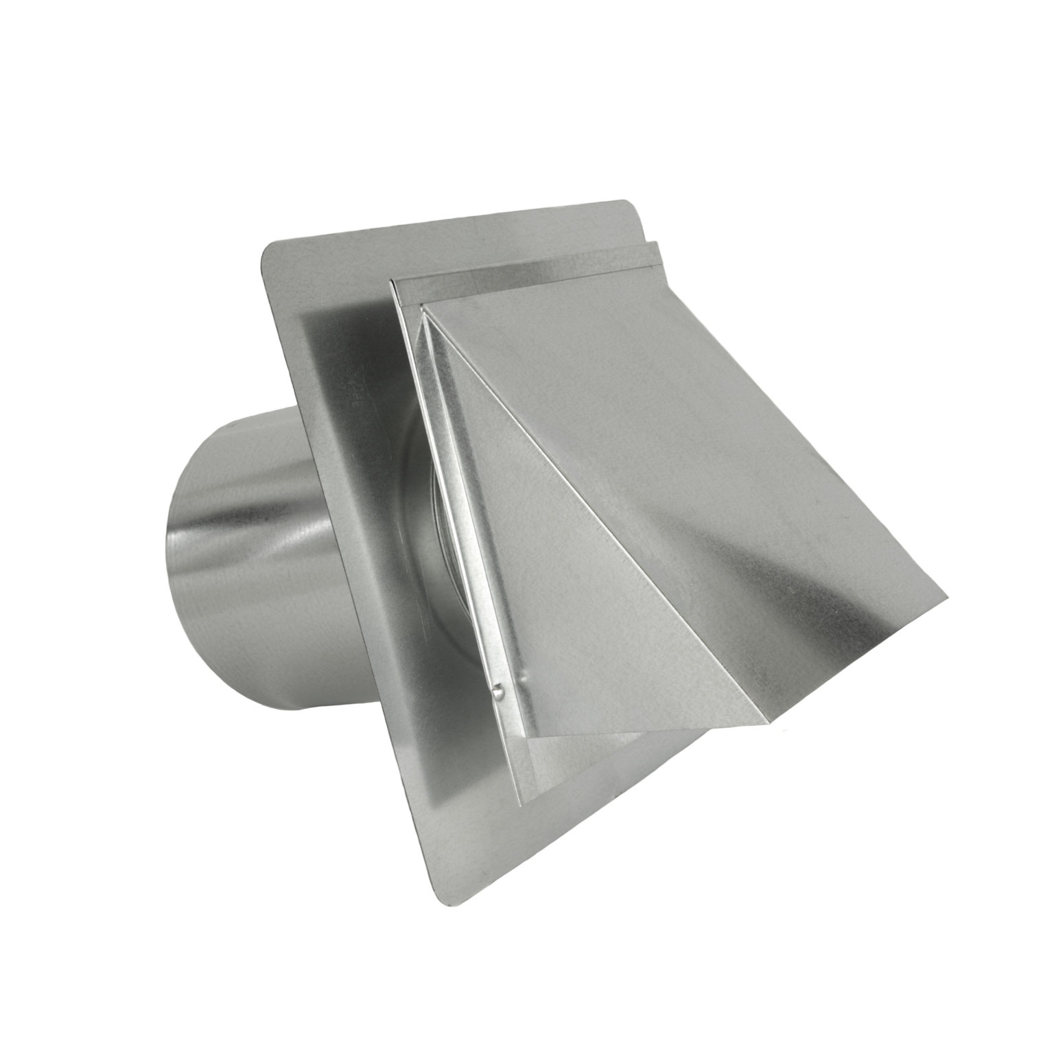 Galvanized Hooded Wall Vent with Damper & Stucco Ring
